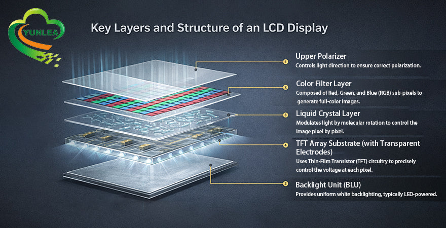 What Is LCD Display? How Liquid Crystal Displays Work | Yunlea