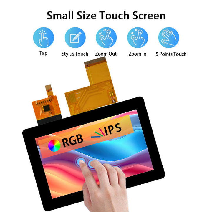 High-Resolution 4.3" LCD Capacitive Touchscreen | Yunlea